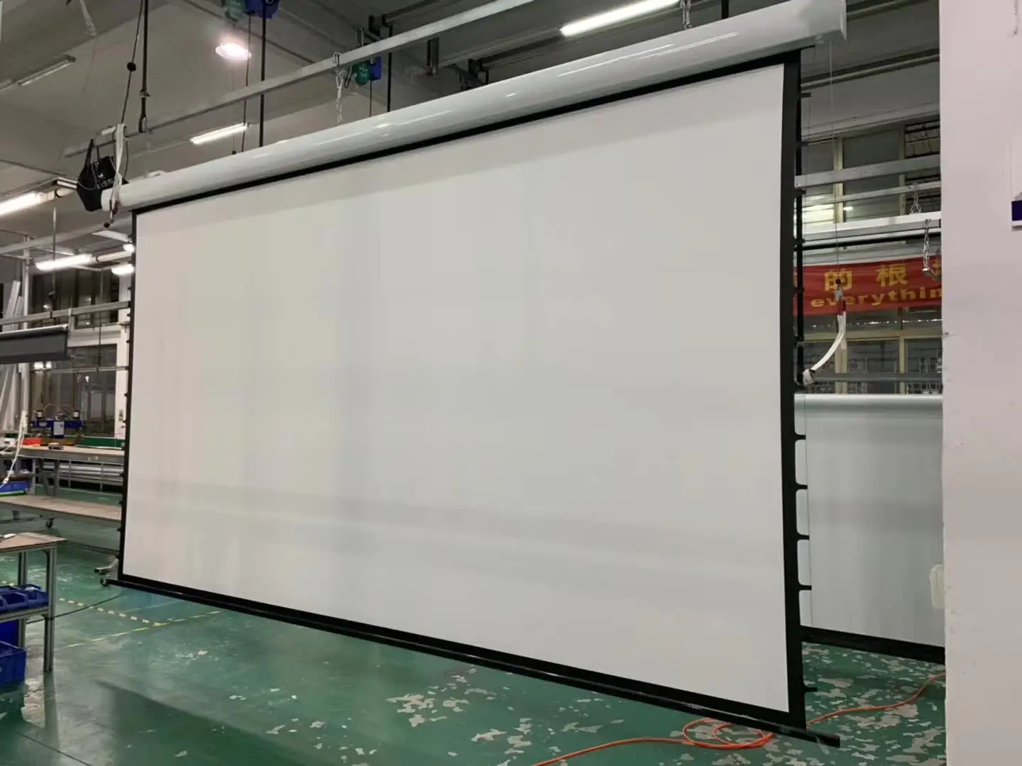 Xyscreen Av Project Engineering Tab-tensioned Electric Projector Screen ...