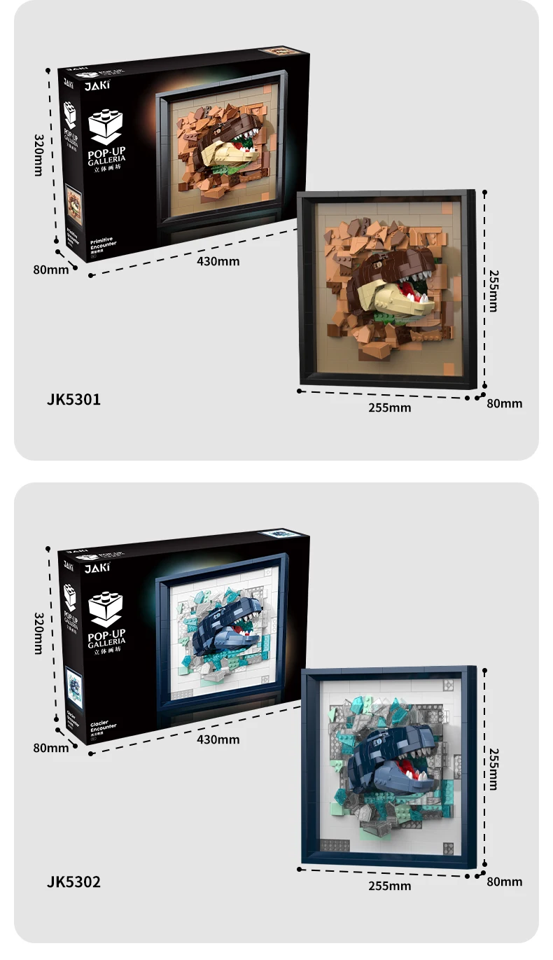 Jaki Photo Frame Model Dinosaur Painting Educational Assembled Building ...