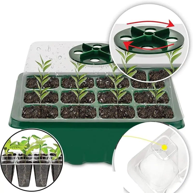 Adjustable Humidity Seed Germination Box & Waterproof Garden Storage Box