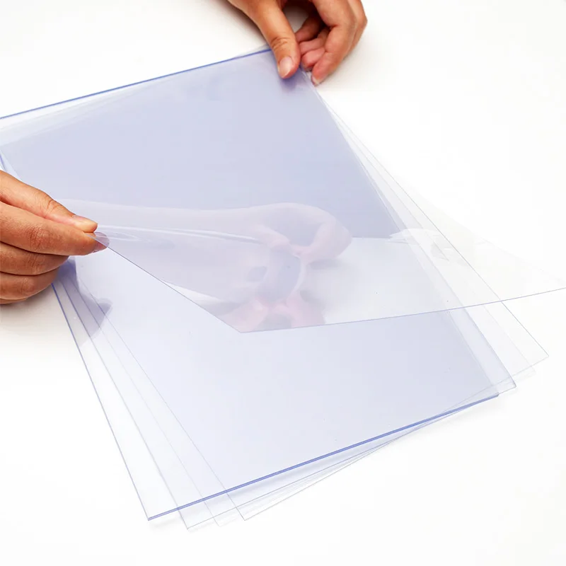 JINCAI Clear PVC Film 300 400 500 700 Microns Matte Frosted Transparent ...