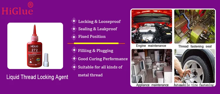 Anaerobic Adhesive Screw Thread Locker Sealant Red Blue Threadlocker ...