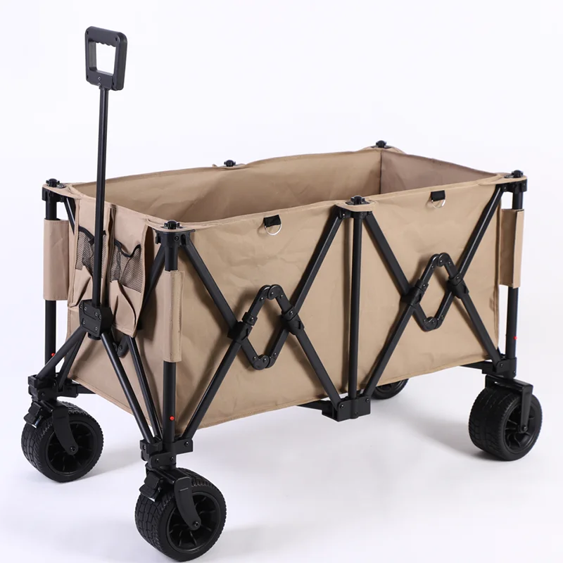 Hand Carts Trolleys Beach Camping Heavy Duty Outdoor Hand Collapsible ...