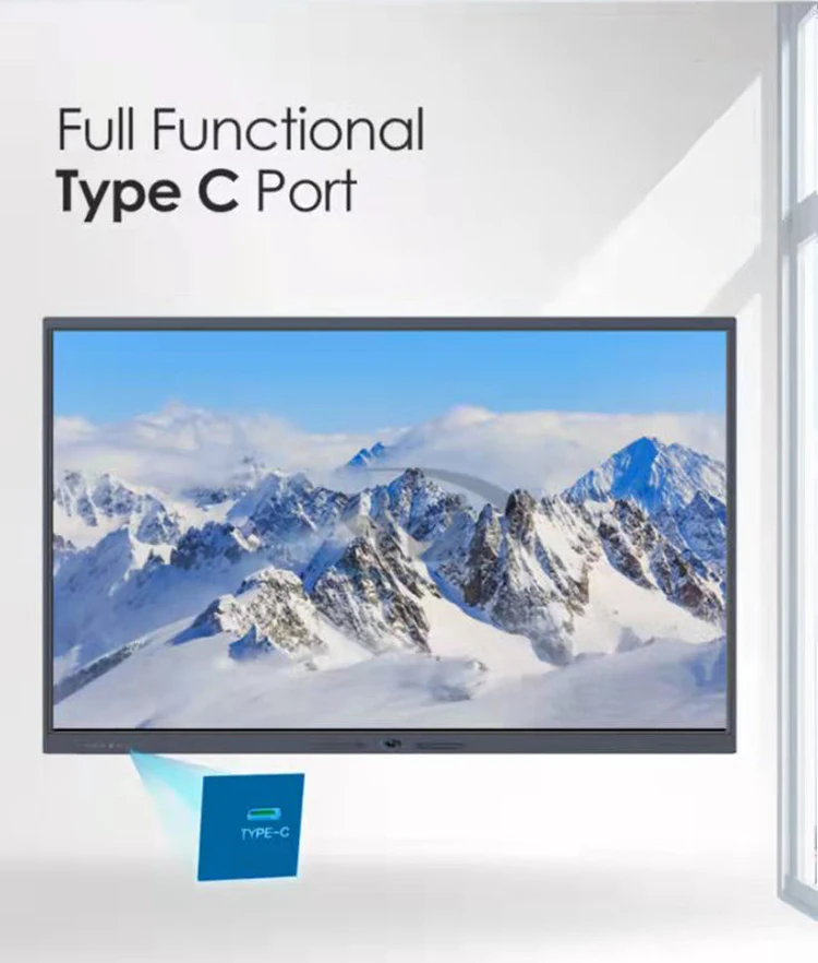 China Interactive Whiteboard Zero Bonding Interactive Flat Panel ...