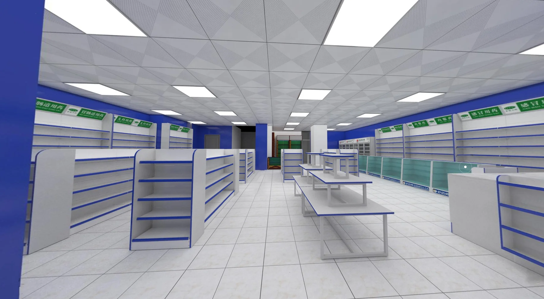 Wooden Pharmacy Shop Interior Design - Belicase Solutions
