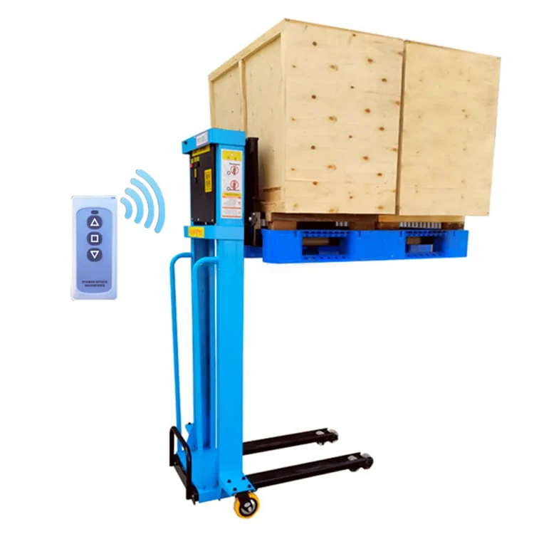 1000kg Self Loading Portable Forklift Mini Small Semi Electric Self ...