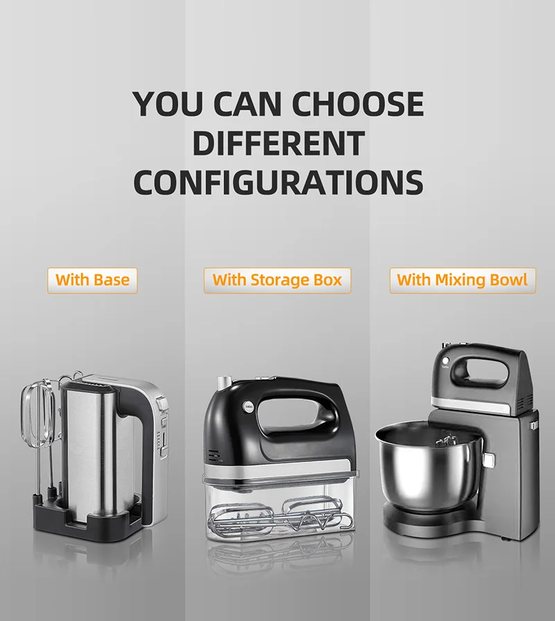 Handheld Food Mixer,Kitchen Food Baking Flour Cake Bread Cuisine Egg ...