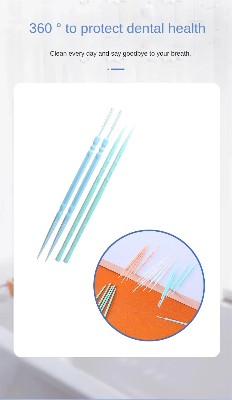 Double-ended Toothpick - Soft Silicone Dental Hygiene Tool