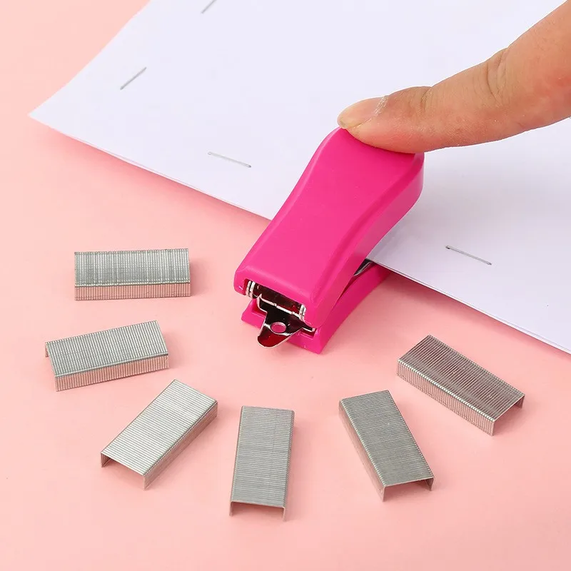 Bview Art Mini Small Staplers Binding Machine Remover Stationery Items ...