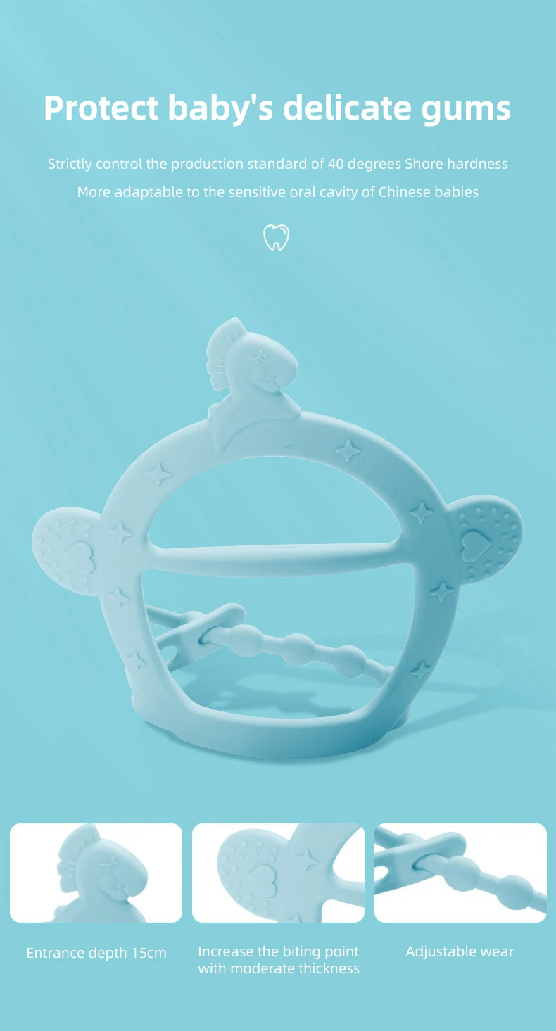 Teether Baby Teething Product Sensory Silicone Montessori Toys For Kids ...