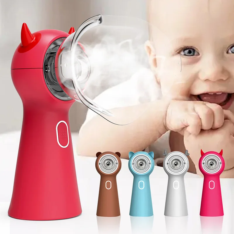 Medical Cartoons Portable Nebulizer Mini Handheld Inhaler Nebulizer For ...