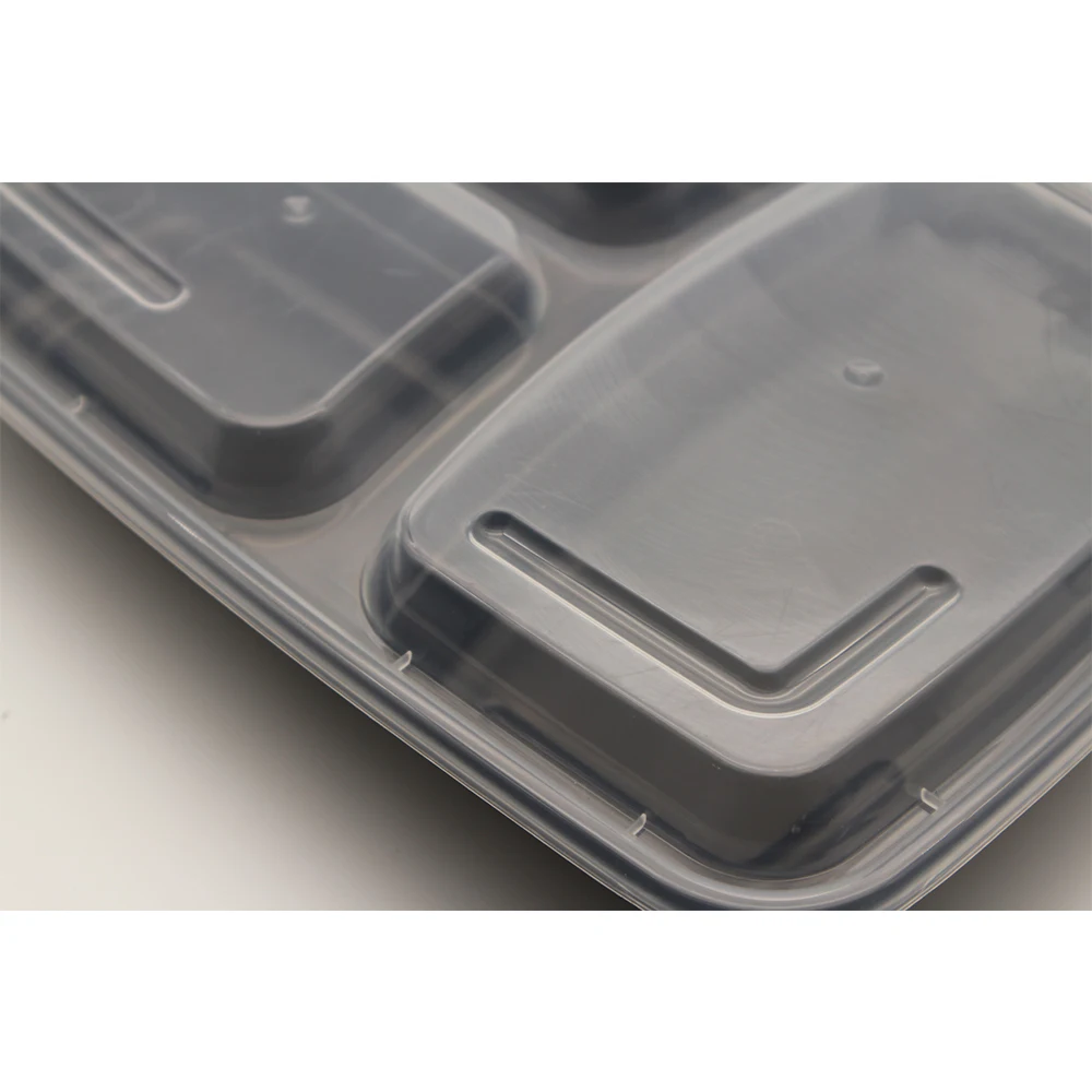 Disposable Microwave PP Fast Food Container Box with Lid