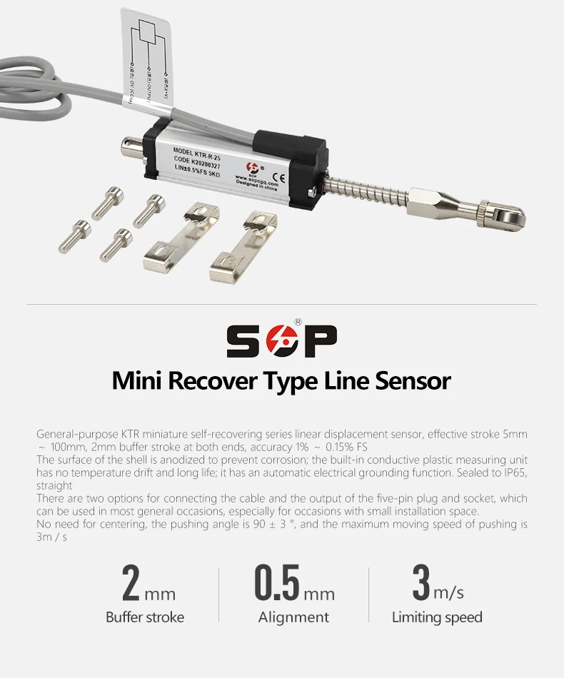 Ball-bearing Gauge Head Linear Potentiometer for Flatness