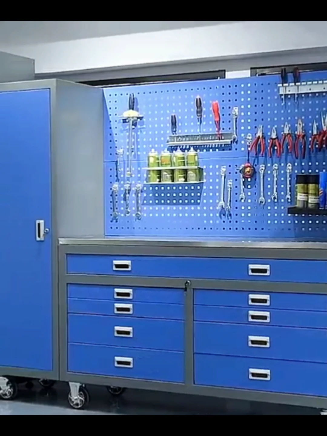 Heavy Load Workbench Tool Cabinet Cart Trolley With Drawers - Buy ...