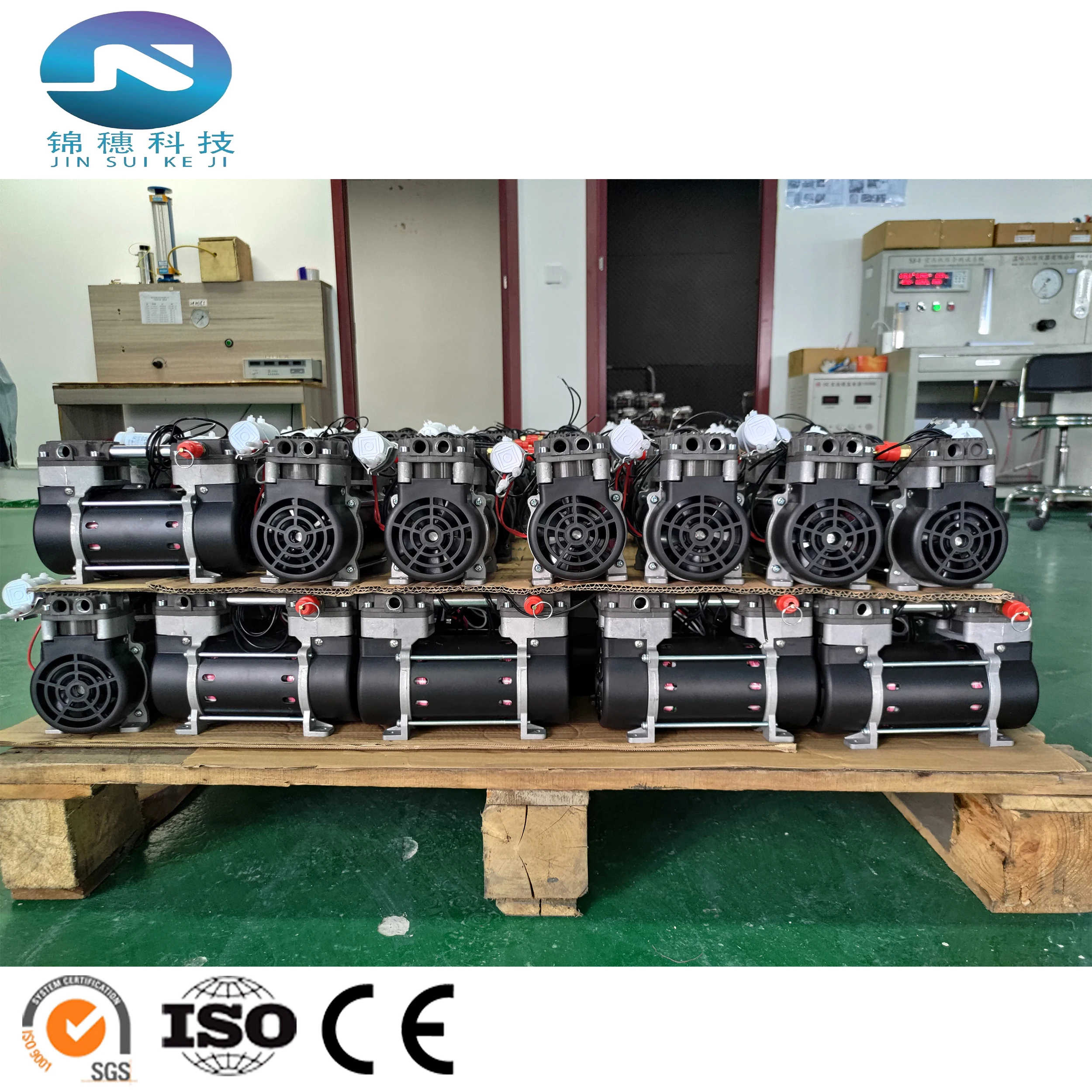 220V 130L/min 2HP Silent Piston Type Dental Air Compressor With High ...