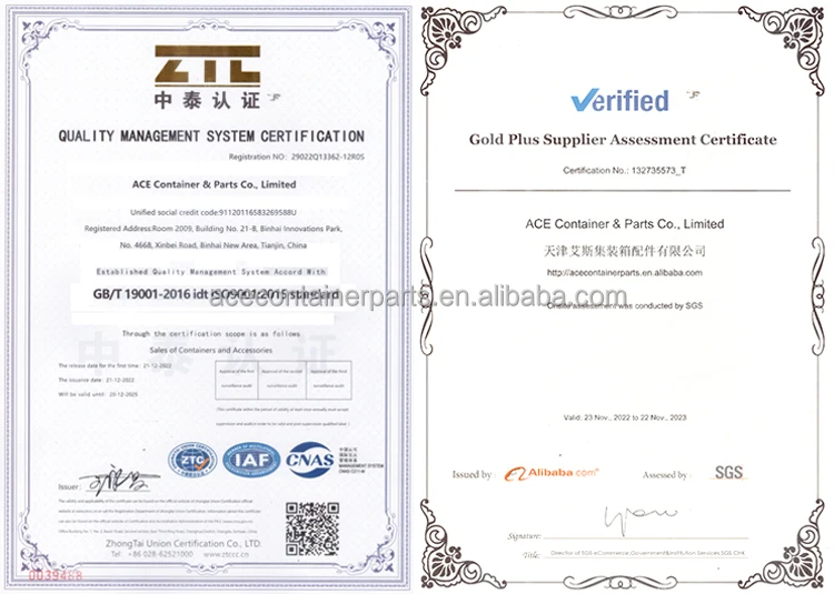 20ft 40ft Flat Rack Twist Lock Container - Reliable Connection