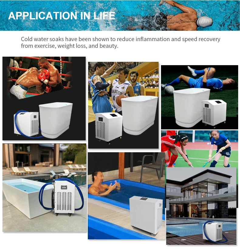 Customized Icool Swimming Compact Pool Bath Tub Ice Bath Machine ...