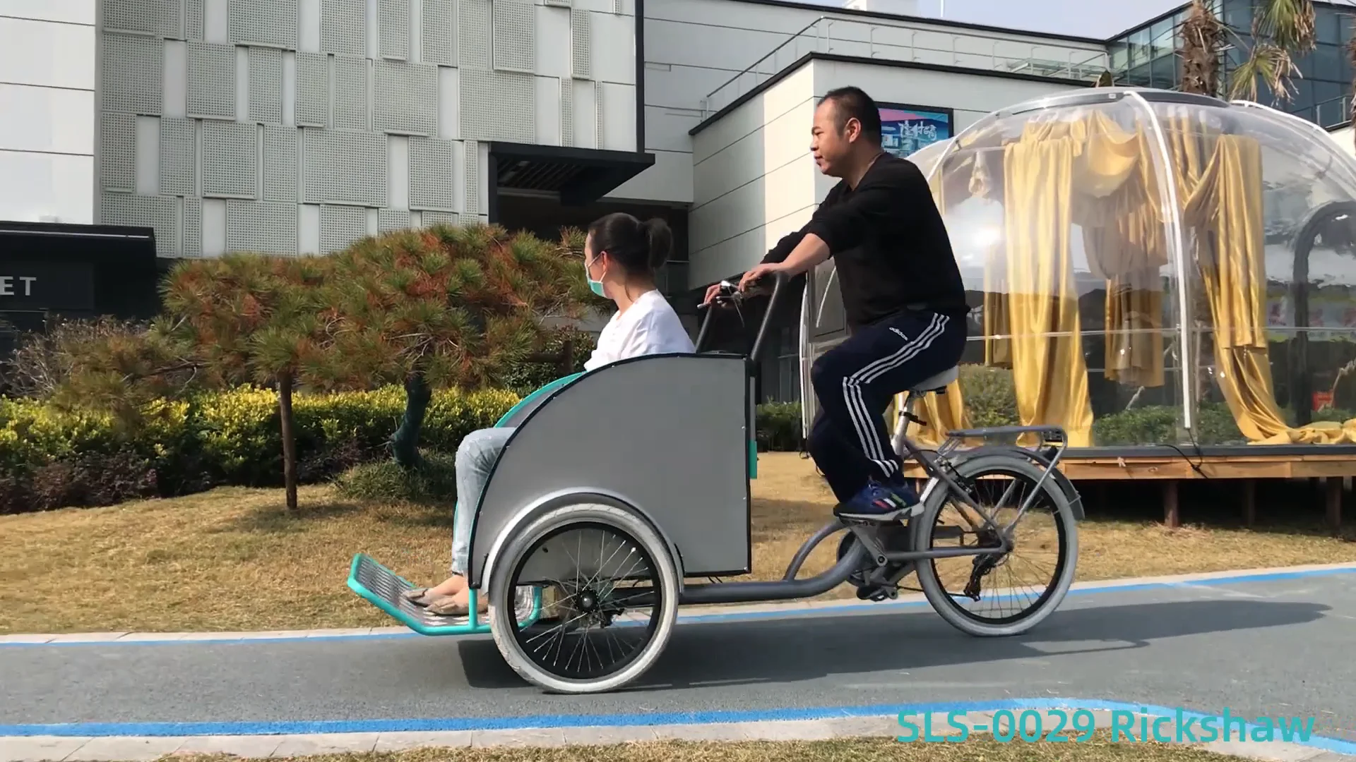 Heavy Duty Electric Tricycle Rickshaw For Passengers Electric 3 Wheels ...