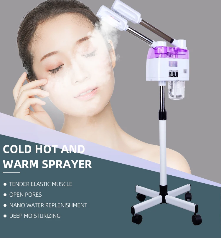 Steam Ion Spray Facial Evaporator Skin Care Instrument Cold And Hot ...