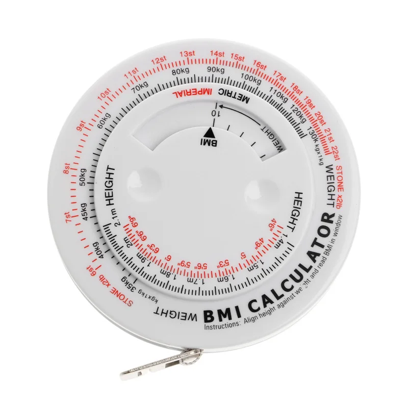 Bifunctional BMI Measure Tape - Waist Circumference Ruler