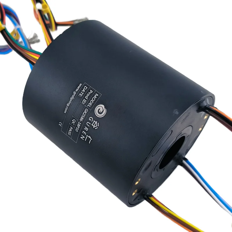 18-way rotating circuit slip ring through hole motor slip ring without ...