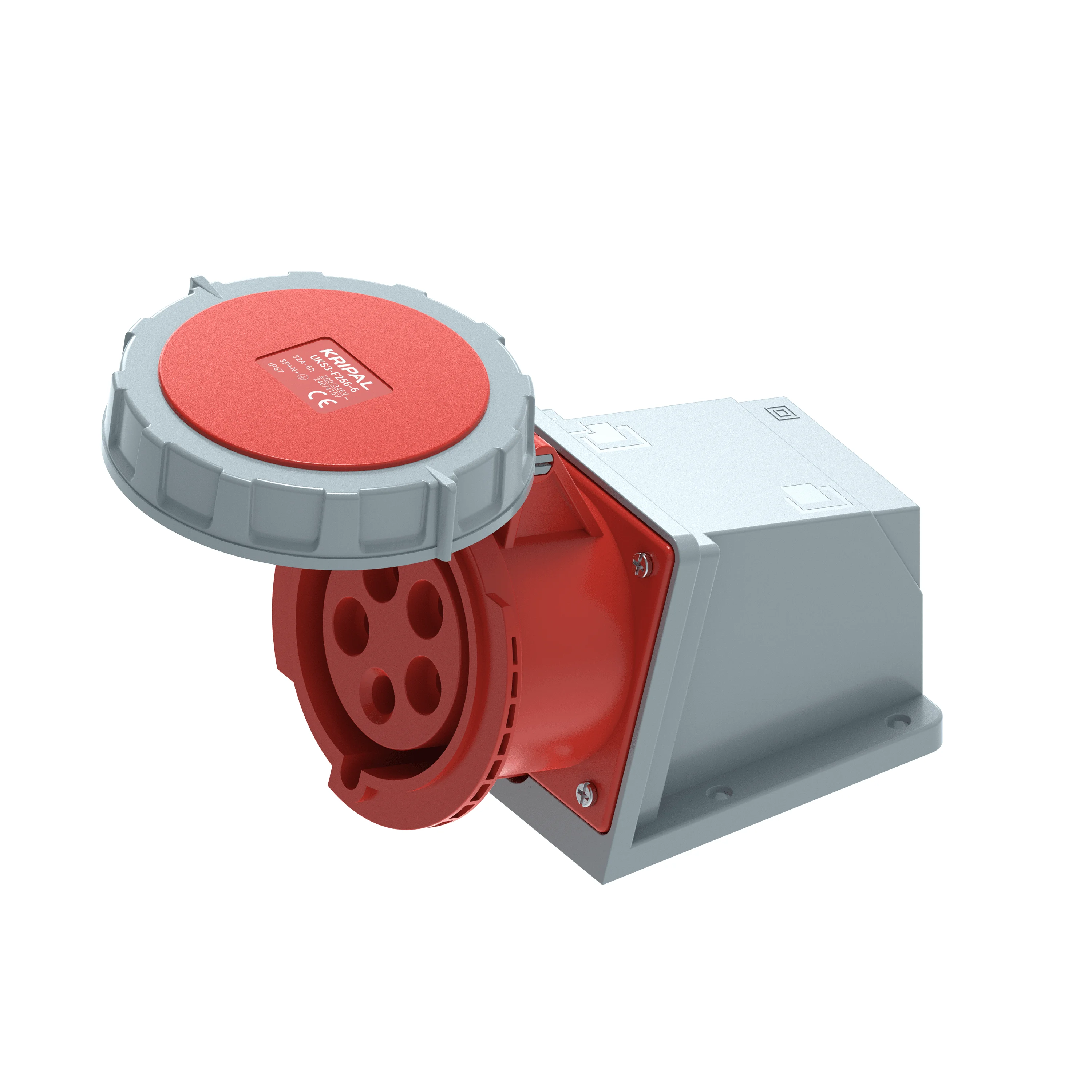 32A Industrial Wall Mount Socket Outlets - KRIPAL Quality