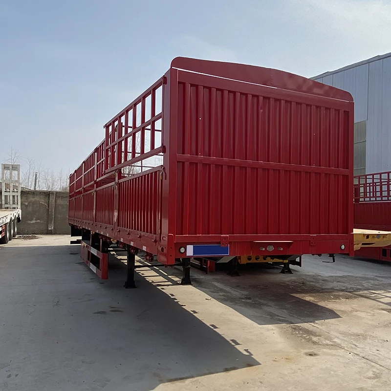 3-axle Guardrail Semi-Trailer - Efficient Cargo Transport