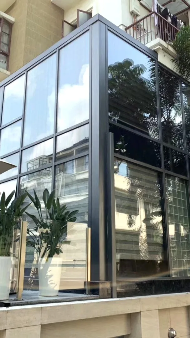 Aluminum Frame Glass Room Movable Prima Sunroom Prefabricated ...