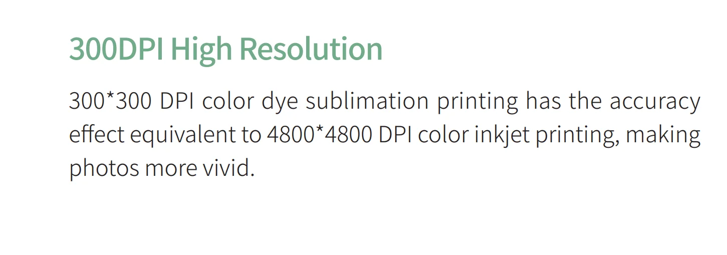 HPRT CP2100 - Portable Mini Photo Printer with 800mah Battery