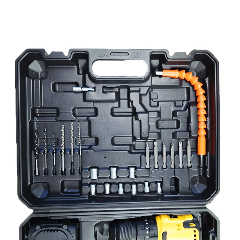 18v Custom Hand Drill Machine Lithium Battery Power Tools Drill Set ...