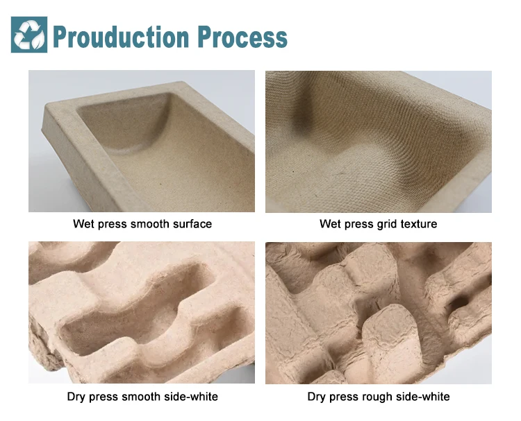 Custom Eco Biodegradable Cosmetic Insert Production Packaging Sugarcane ...