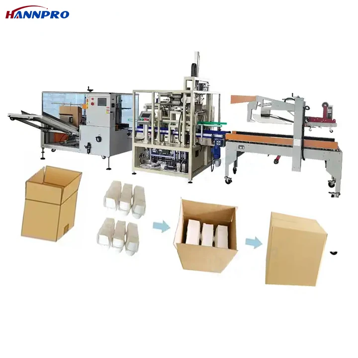 HANNPRO Cardboard Corrugated Production Line Carton Box Sealing Machine ...