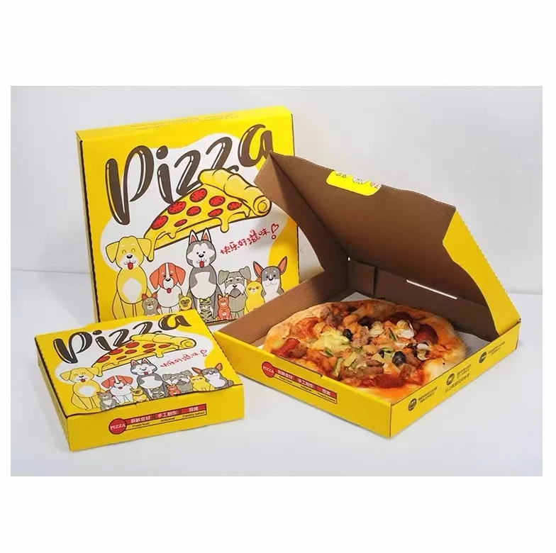 Pizza Box Pizza Box Bag Pizza Packaging Paper Box With Custom Logo ...
