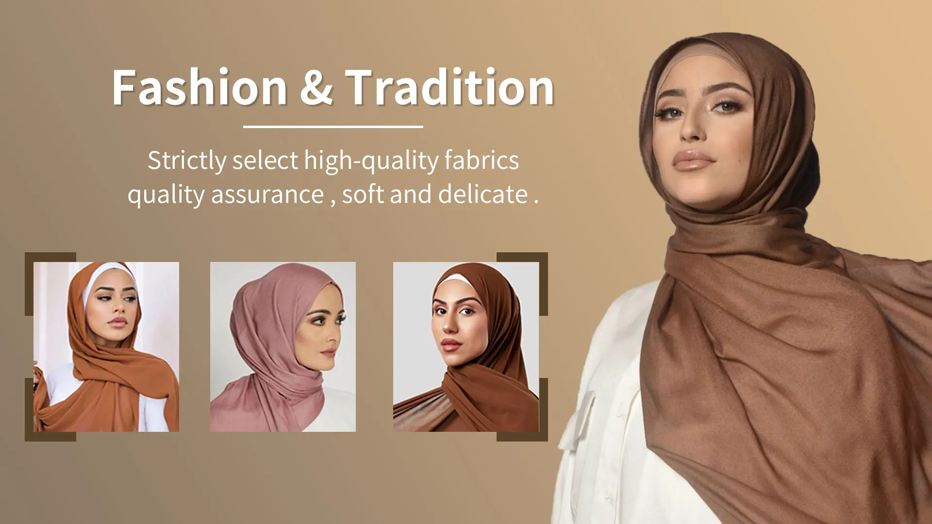 Luxury Custom Muslim Chiffon Hijab Scarf Gift Box Set With Pin Women ...