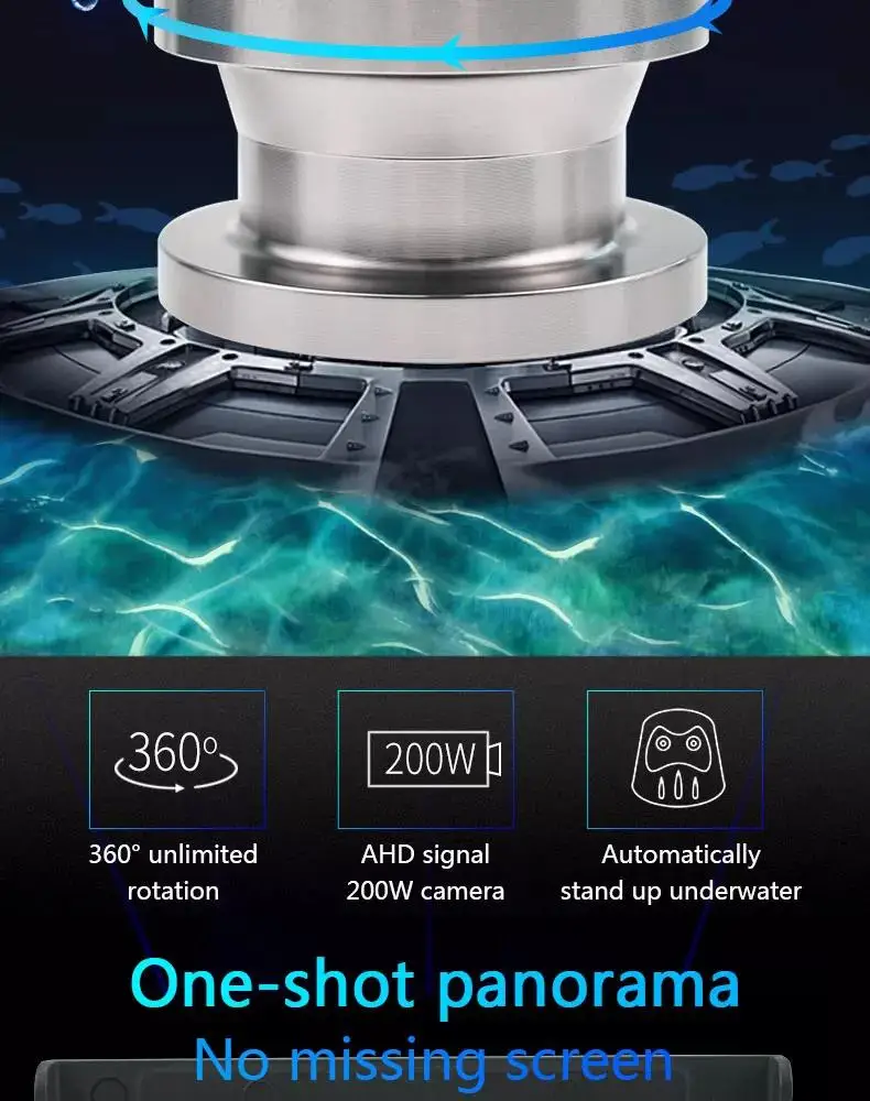 Mini Design 20m 360 Degree Rotating Fish Finder Underwater Fishing ...