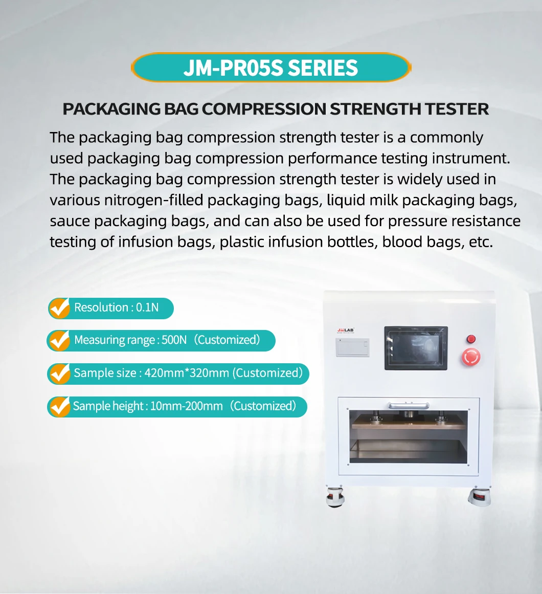 0~500N Digital Benchtop Compression Tester for Burst Strength Testing ...