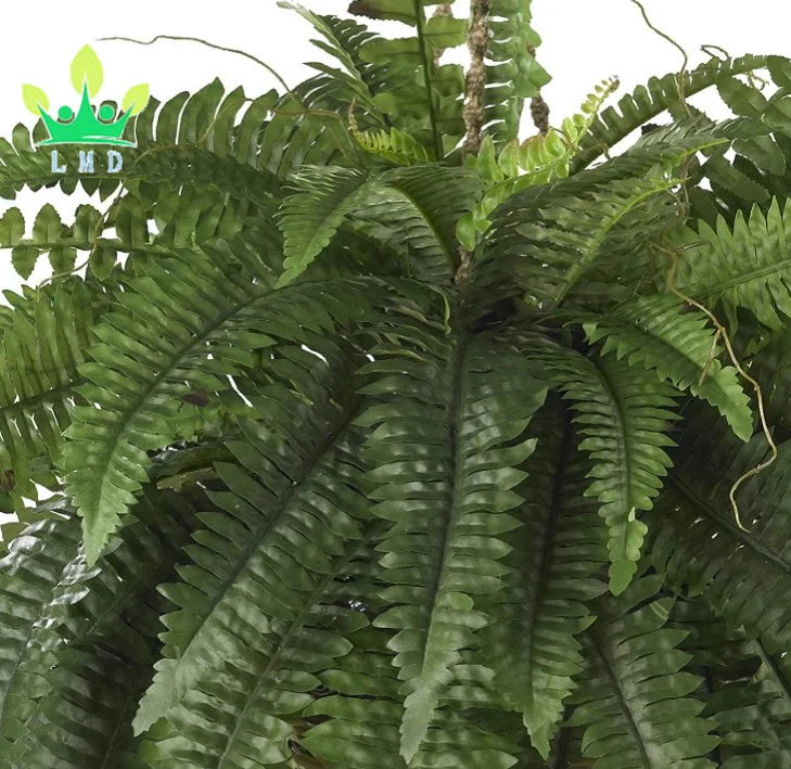 Big Size Artificial Fern Boston Fern Hanging Plants for Home Indoor ...