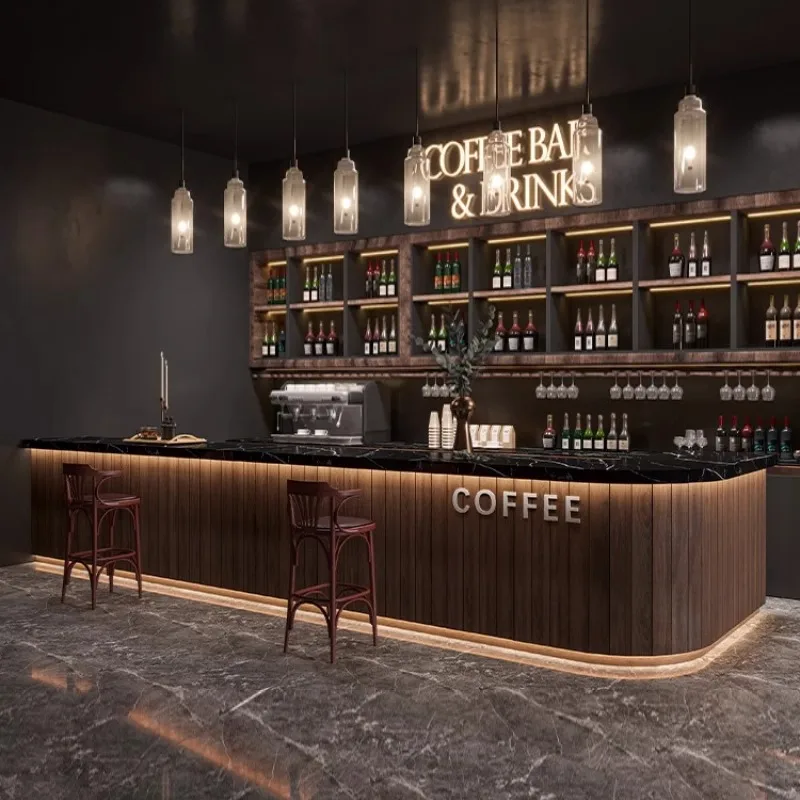 Custom Vintage Bar Pub Reception Desk Coffee Shop Hotel Hot Pot ...
