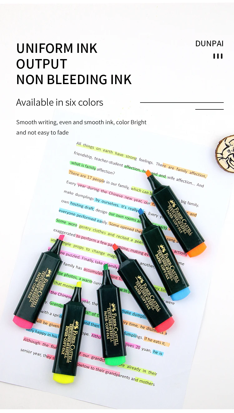 Wholesale Pastel Multicolor Highlighters - Customizable
