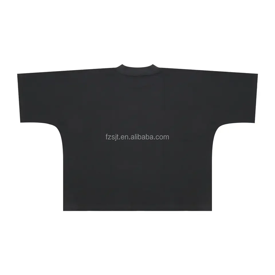 Custom Boxy Fit No Seam Tee Blank Heavyweight 100% Cotton Oversized T ...