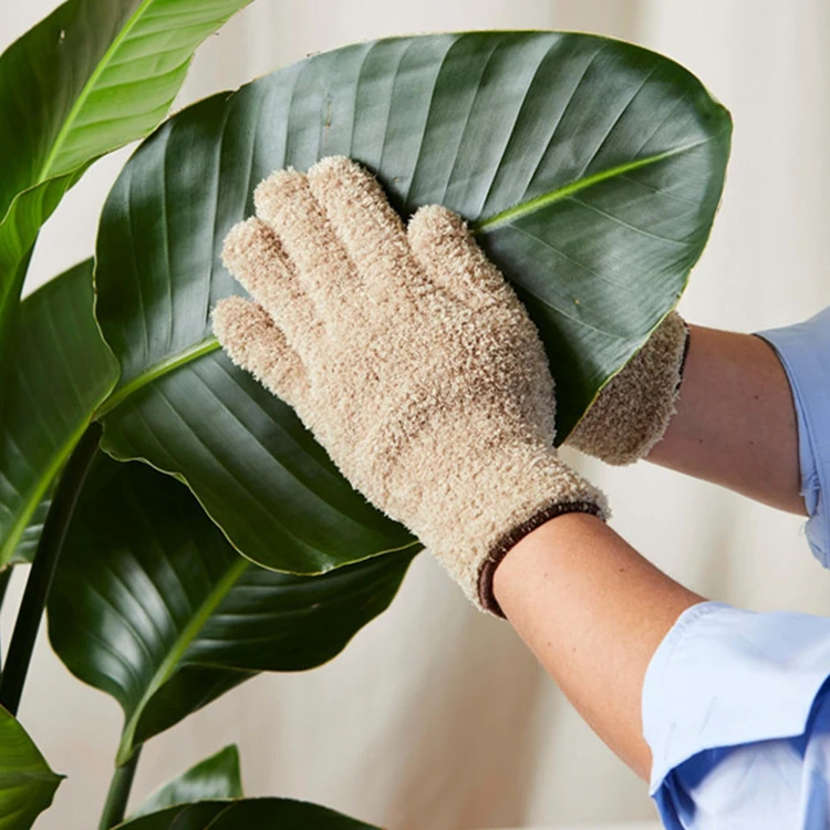 Household Cleaning Mittens Cloth Car Wash Gloves Plant Cleaning Gloves ...