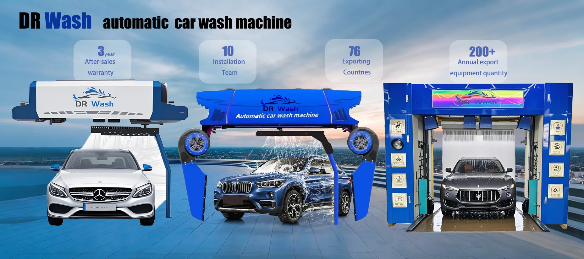 DR Wash Automatic Car Wash Machine - Professional & Touchless