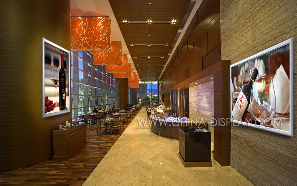 A4 Kfc Fast Food Cafe Menu Board Display Illuminated Led Menu Backlit ...