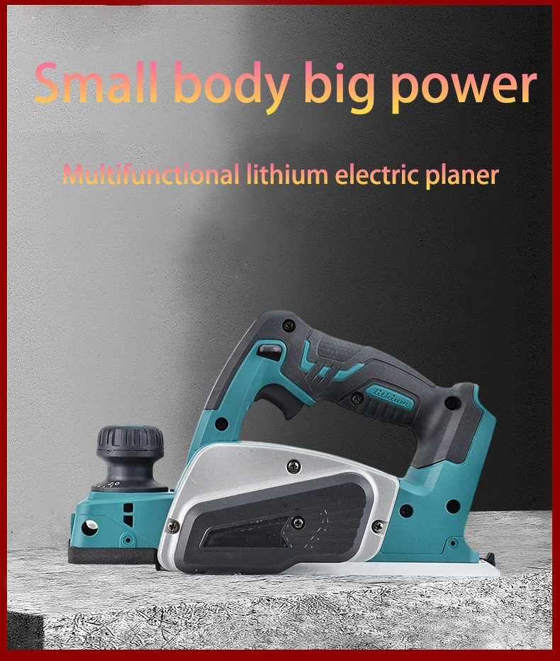 Household Use Small Planer Thicknesser Efficient and Powerful Lithium ...
