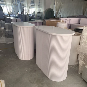 Modern Black&white Acrylic Mini Bar Counter Table Outdoor High Bar ...