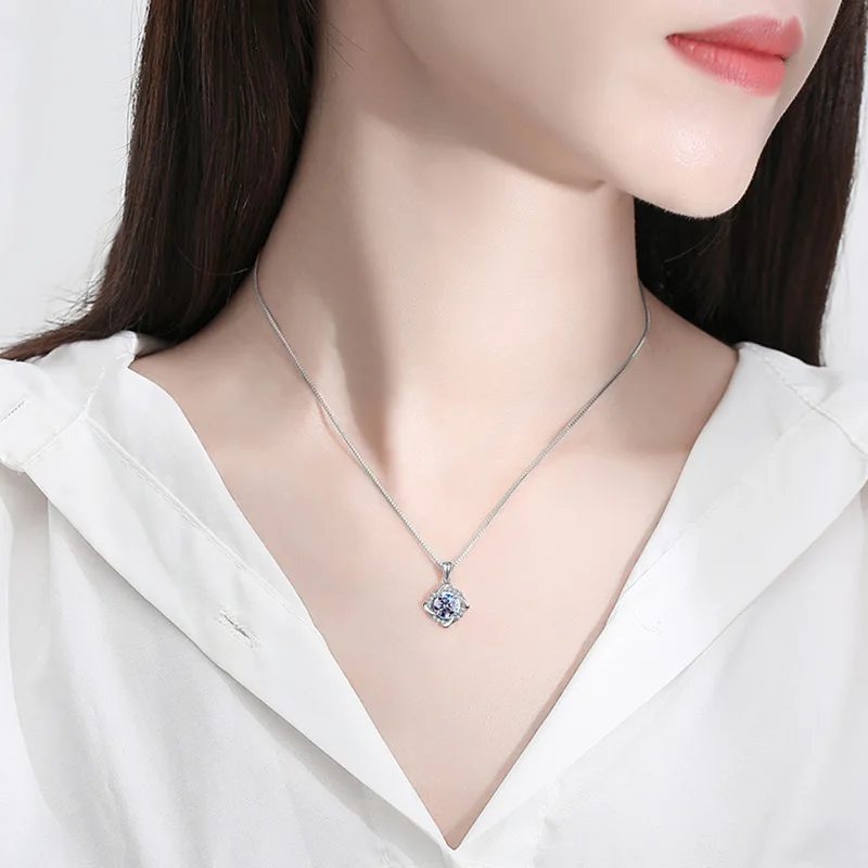 Rotating Windmill Pendant Necklace Temperament Rotating Diamond Pendant ...
