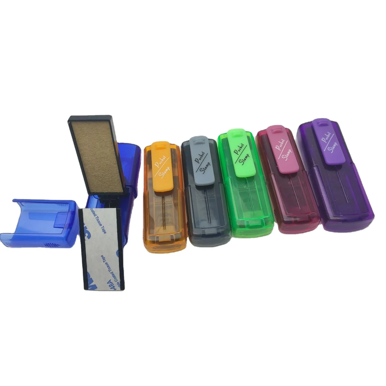 Personal Name Signature Notary Stamp Self Inking Pocket Stamps Portable ...