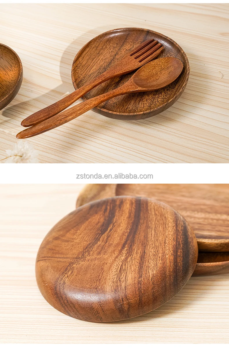 Acacia Wood Dinner Plates - Elegant & Durable Solutions