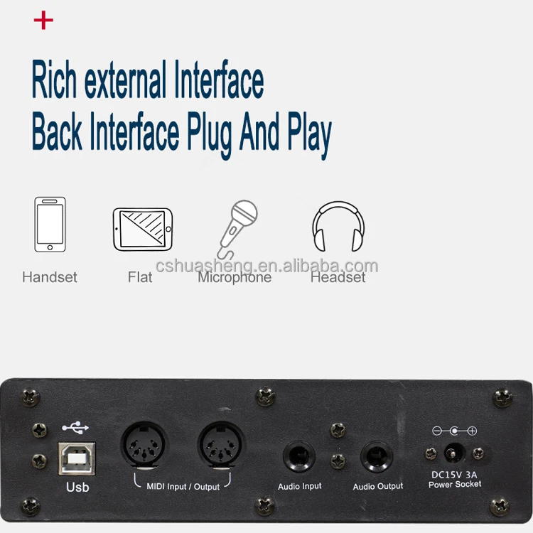 Huasheng Wholesale Musical Keyboard Instruments 88 Weighted Keys Grand ...