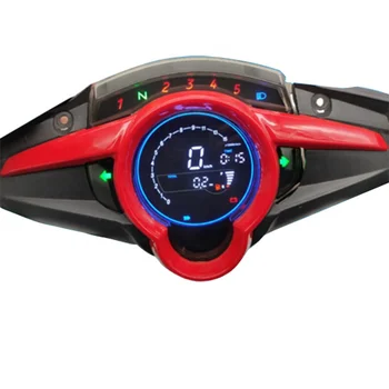 Motorcycle Meter Digital Speedometer For Lc135 V2 Scooter Speedometer ...