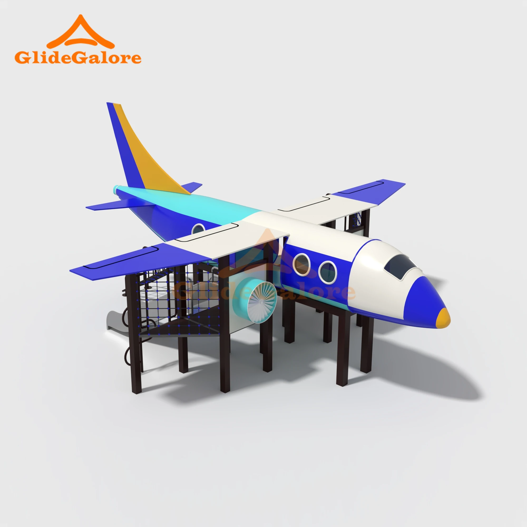 Kids Airplane Slide - Fun & Safety for Outdoor Playgrounds
